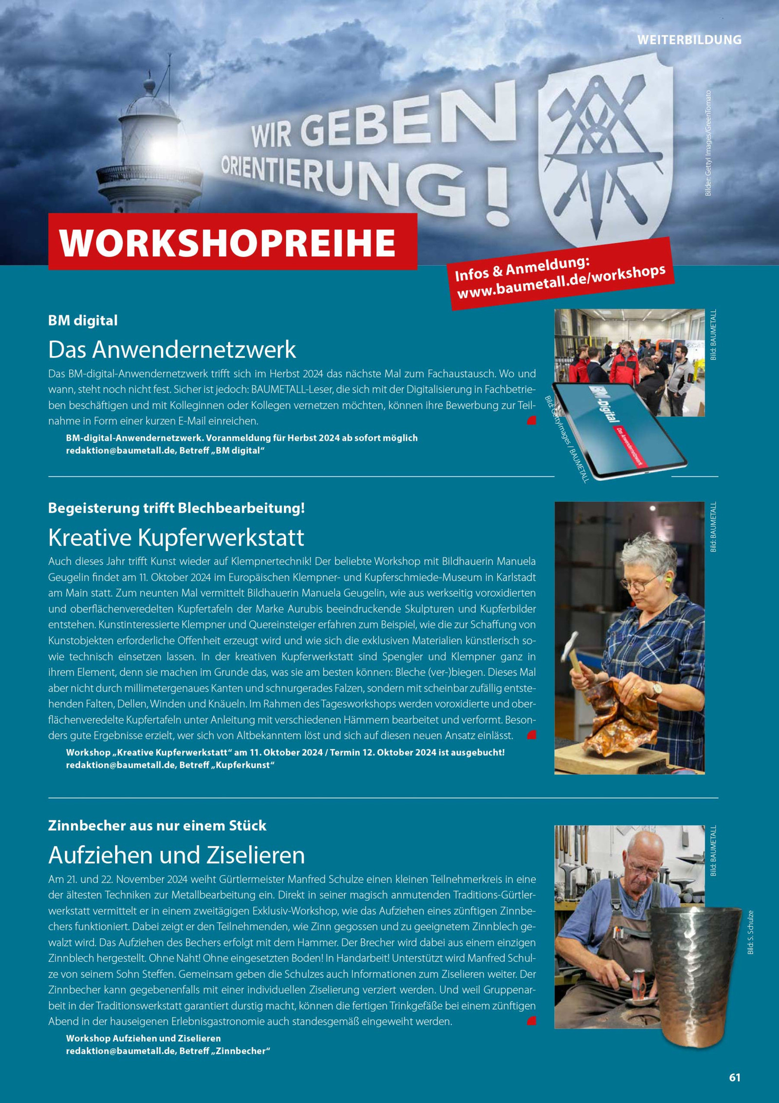 Weiterbildung - Workshopreihe