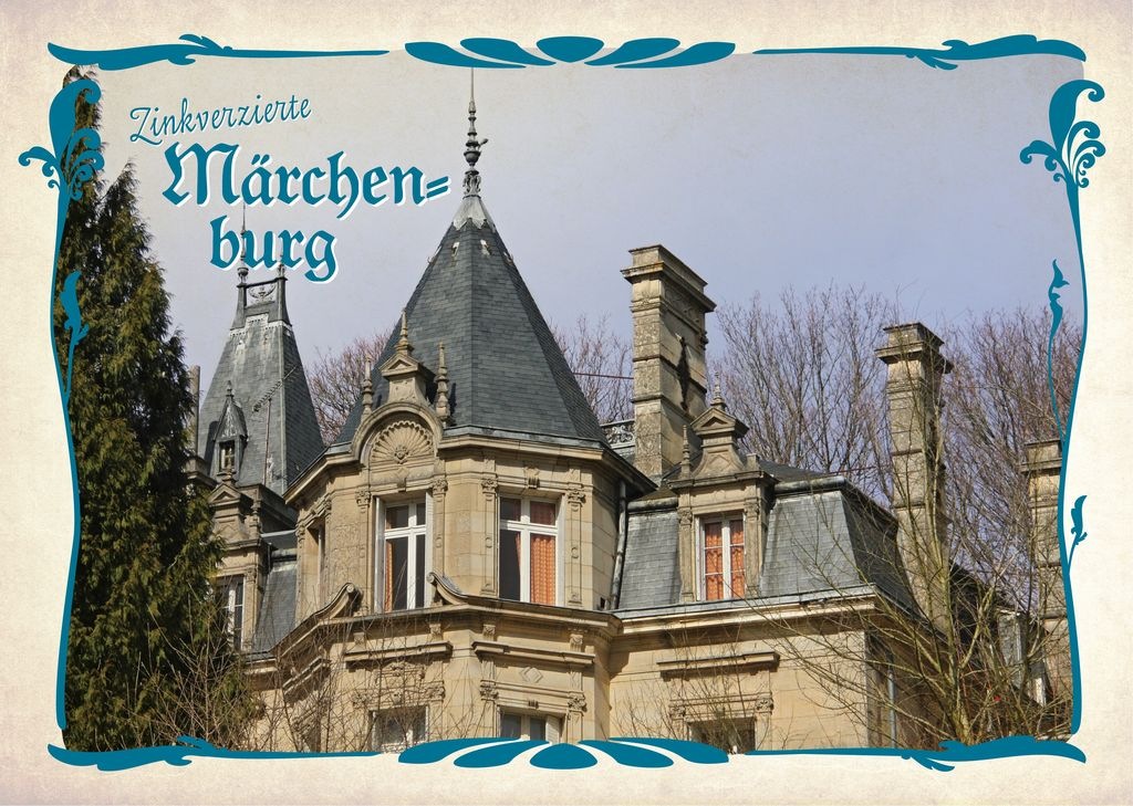 Zinkverzierte Märchenburg
