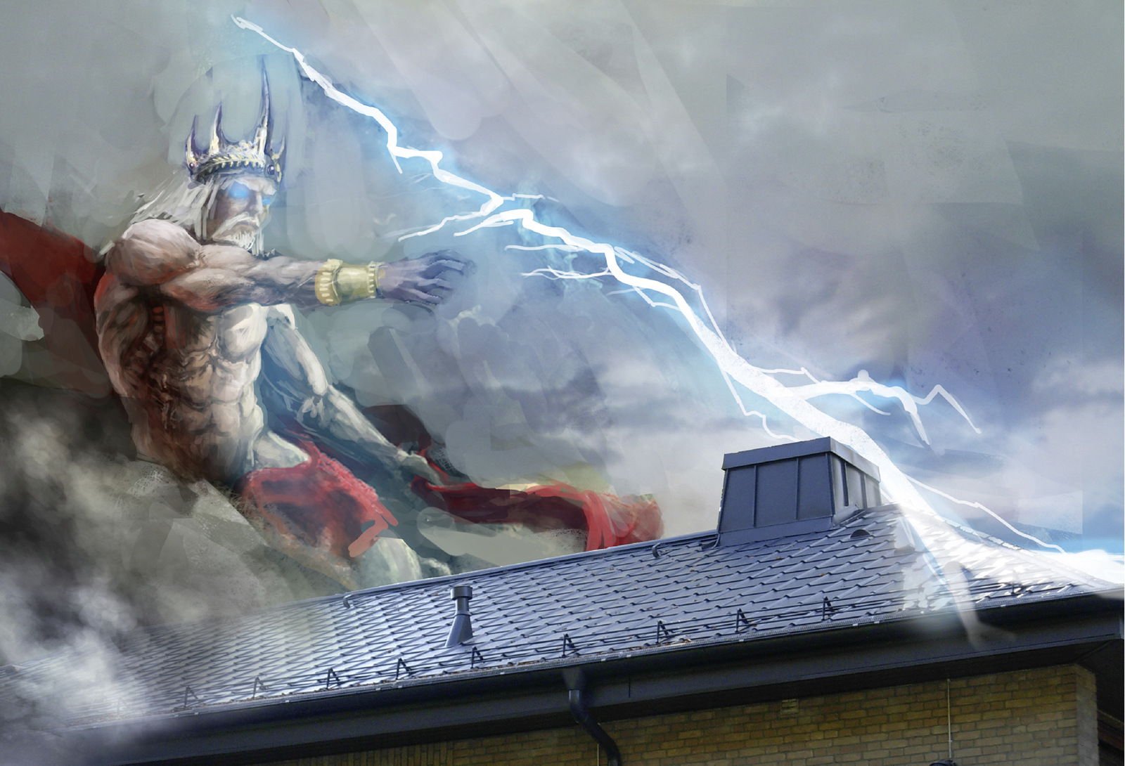 Göttlicher Blitzschutz